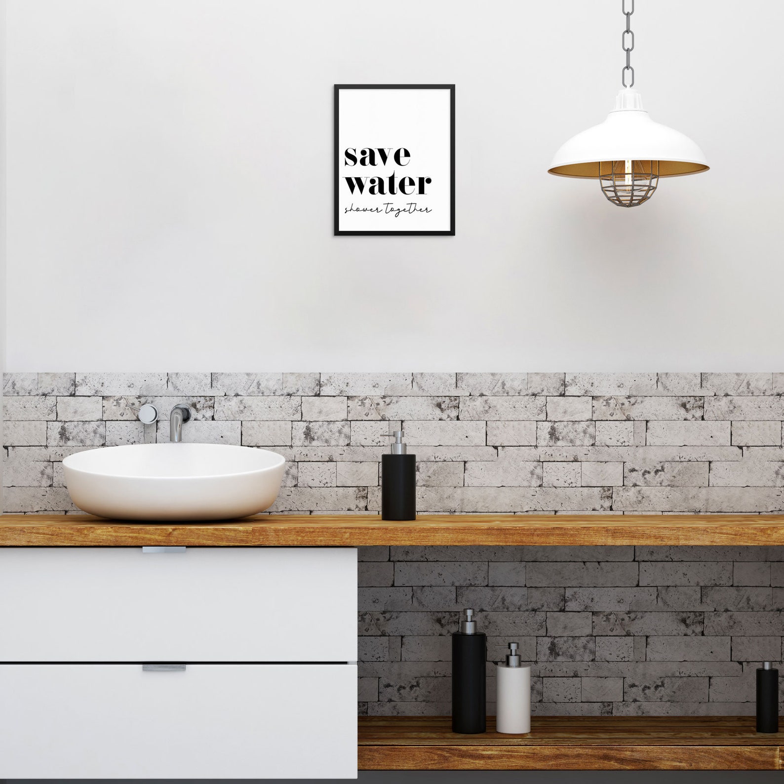 Save Water Shower Together Naughty Bathroom Art Print Sign Etsy