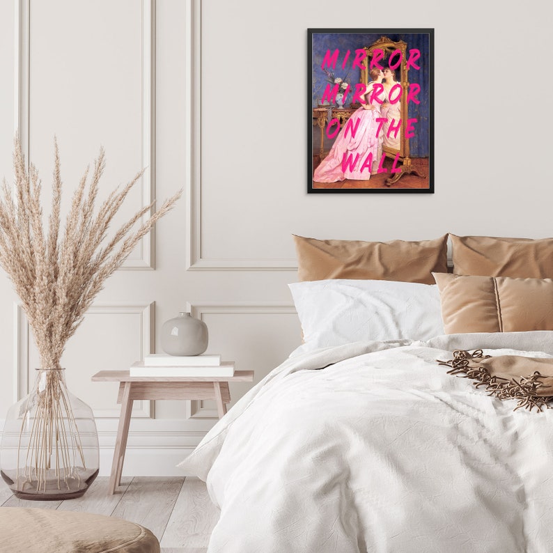Mirror Mirror on the Wall Altered Vintage Art Print DIGITAL - Etsy