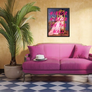 Mirror Mirror on the Wall Altered Vintage Art Print DIGITAL DOWNLOAD ...
