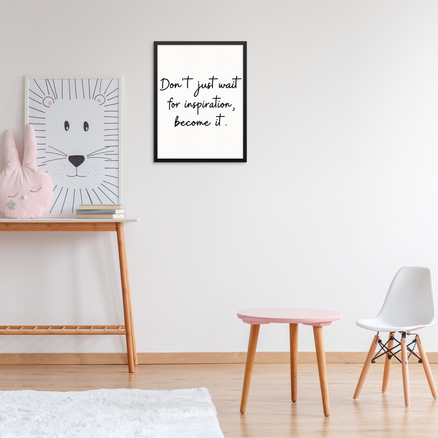 Inspirational Quote Wall Poster Art Print Don't Just | Etsy