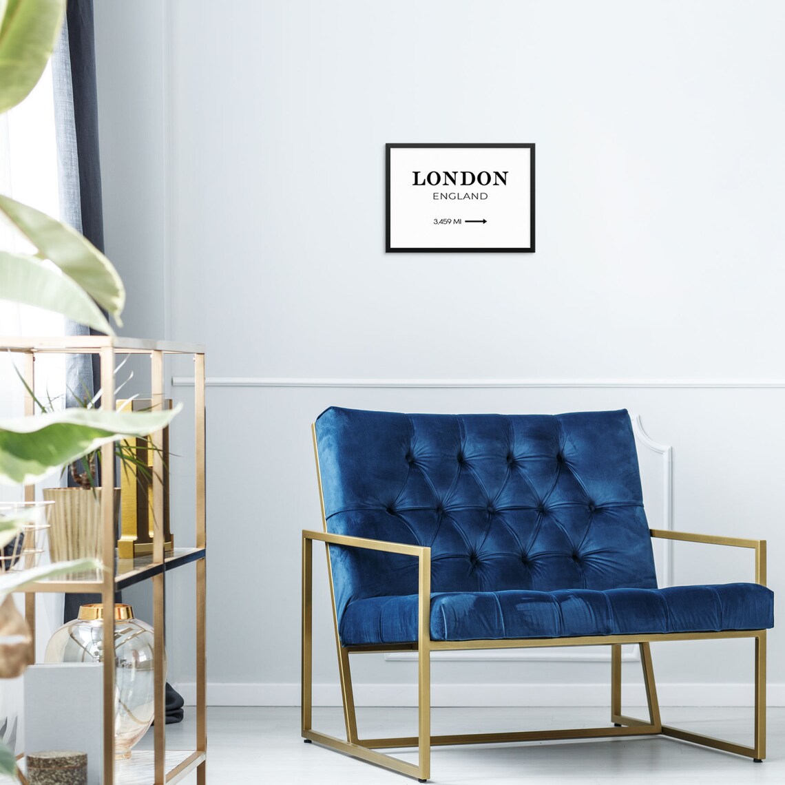 London Miles Art Print Sign England Wall Poster 11x14 - Etsy