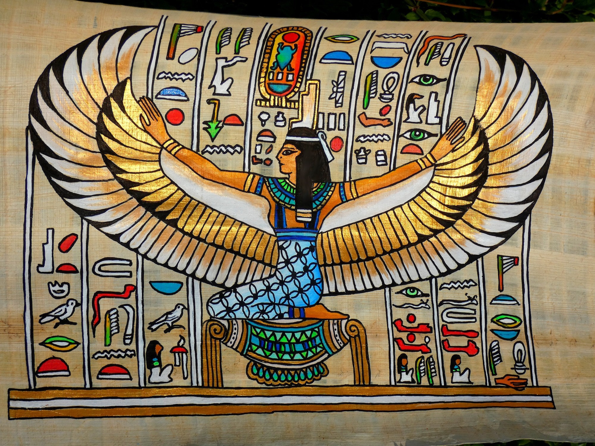 Goddess Isis Papyrus