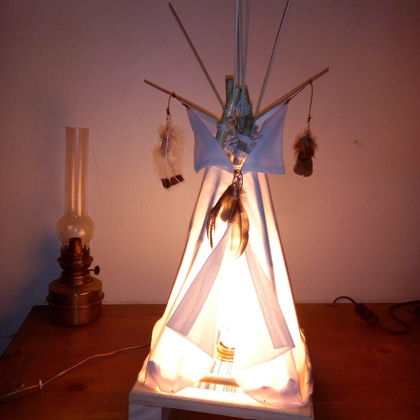 Teepee Lamp - Etsy