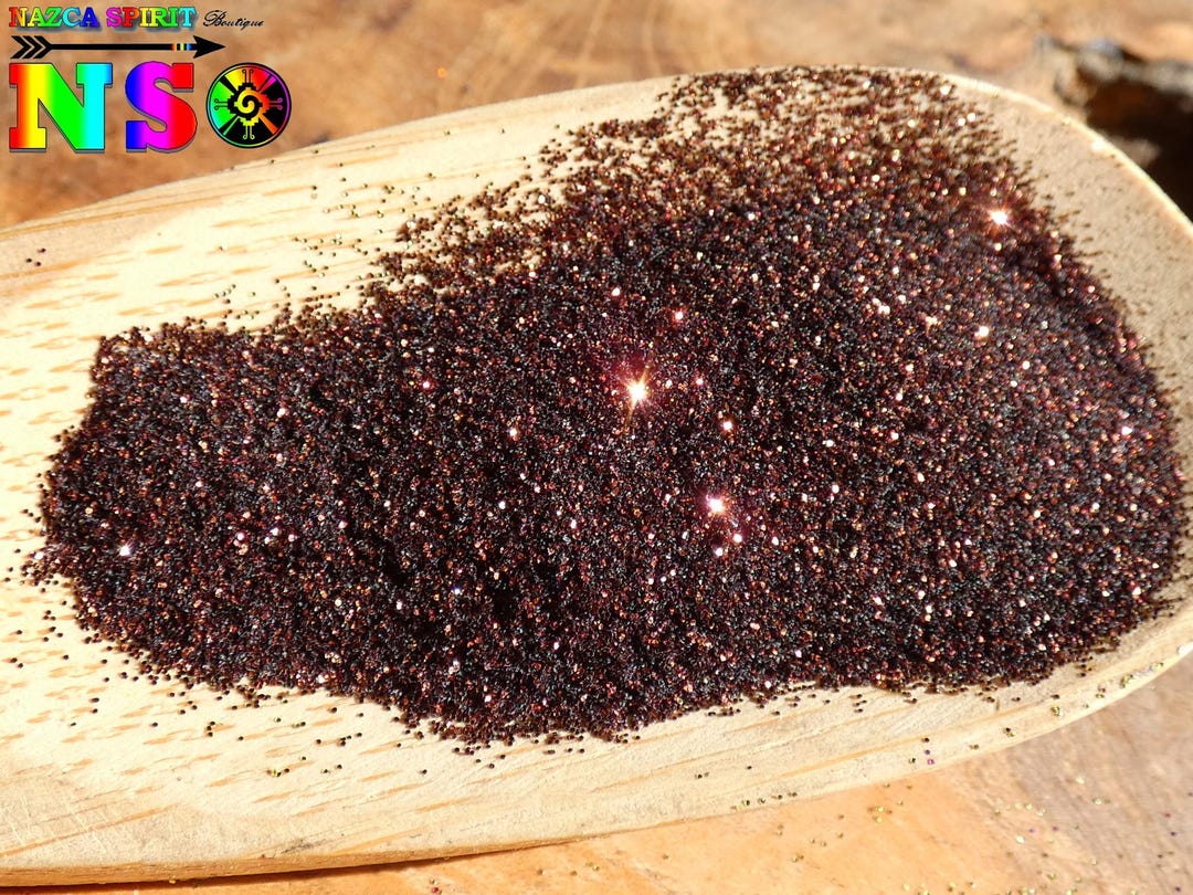 5 Grams of Ultra Bright Chocolate Brown Fine Glitter, 0.08 Mm Fine ...