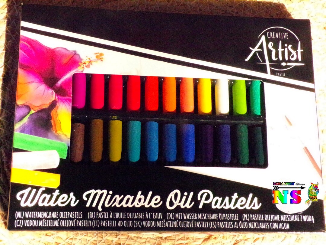 Large Box of 30 Water-mixable Oil Pastels - Professional Quality Art ...