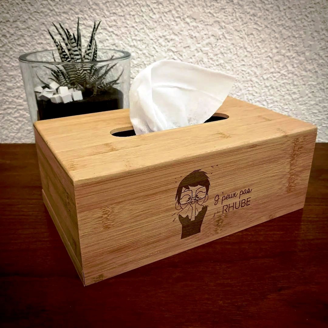 Personalized Tissue Box With the Humorous Text of Your Choice - Etsy