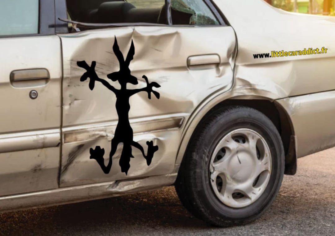Cartoon Coyote Crash - Etsy