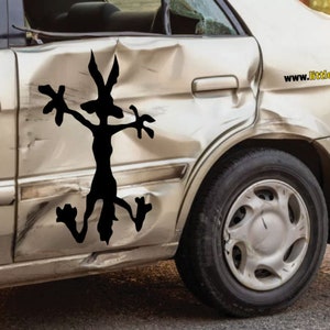 Cartoon Coyote Crash - Etsy