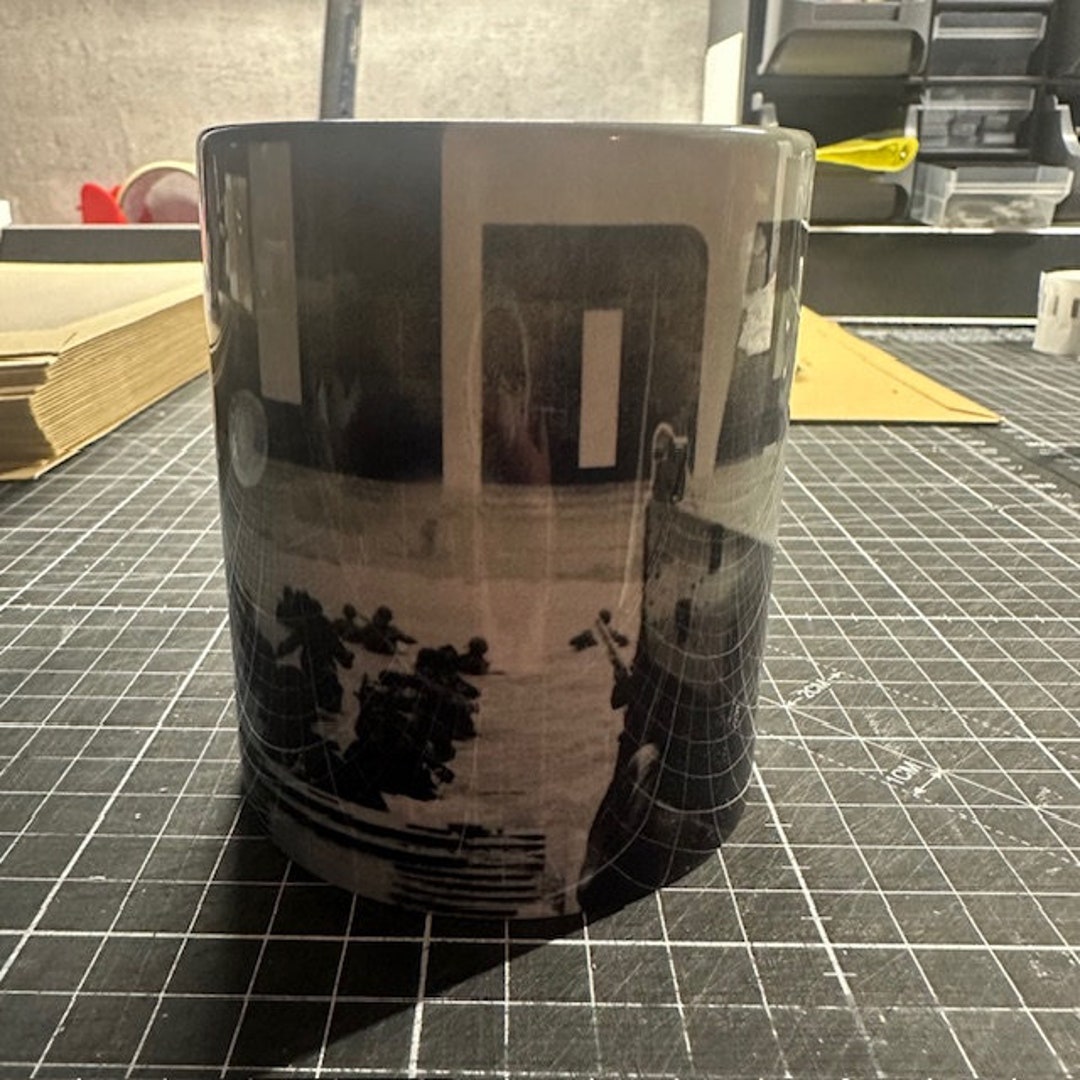 D-day Mug, World War 2 Ceramic Mug, D-day WW2 Mug, Sherman Mug Gift ...