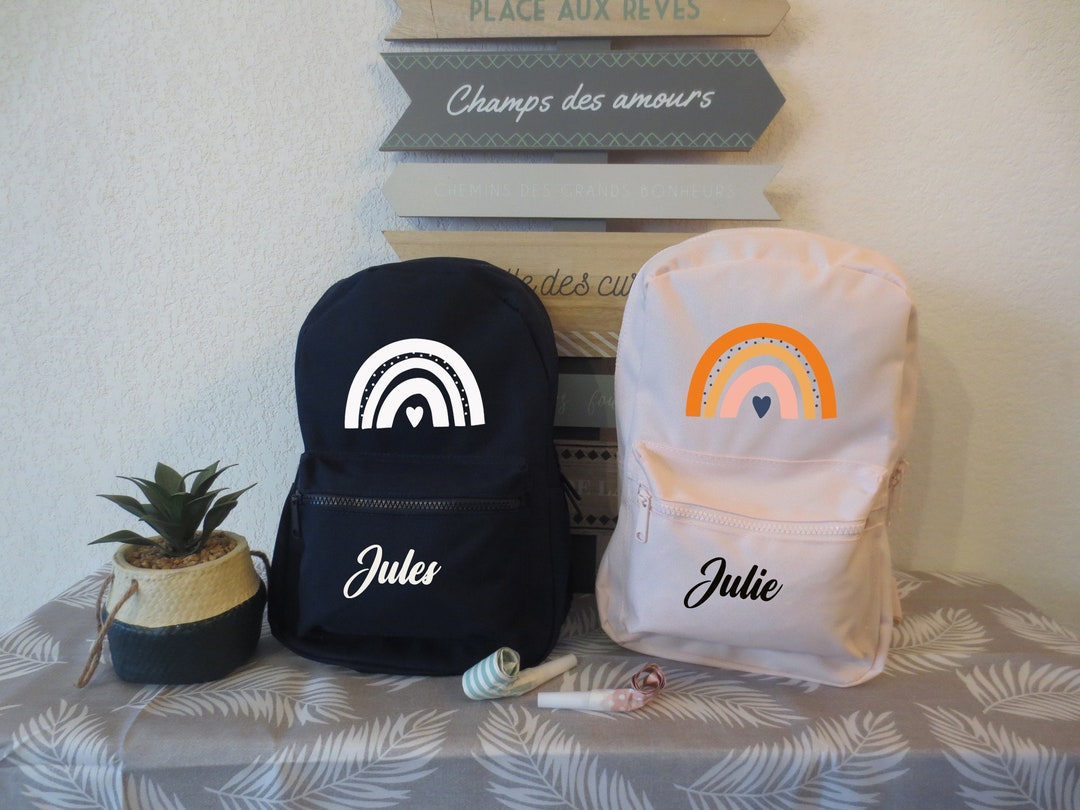 Personalized Child Bag With First Name, Airy Center, Summer Camp, Back ...