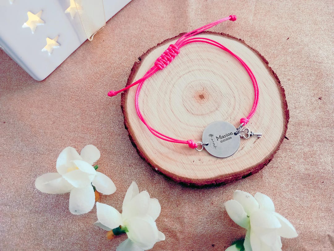 Personalized Engraved Bracelet Made by a Craftsman, Adjustable Bracelet ...