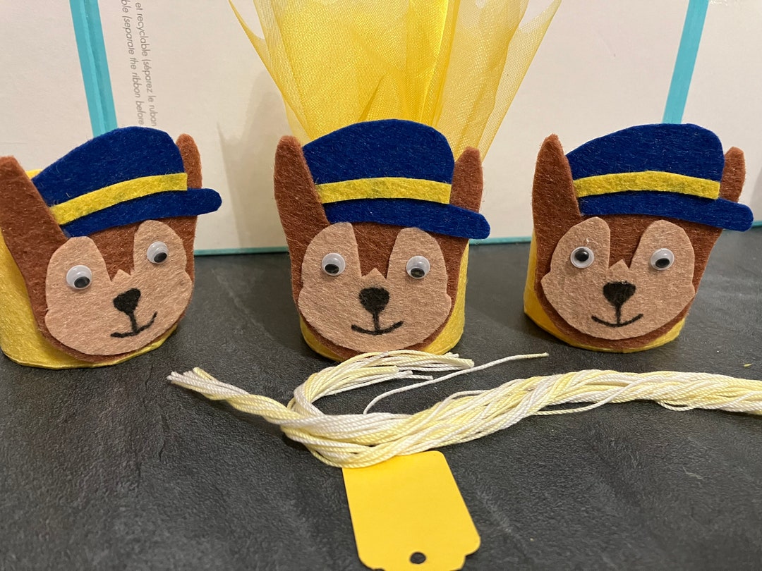 Lot De 30, Boite a Dragée ,pat Patrouille En Feutrine ,sachet De Dragée ...