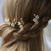 Bridal Floral Pin Lily of Valley Pins Bridal Flower Pins Hair Accessory ...