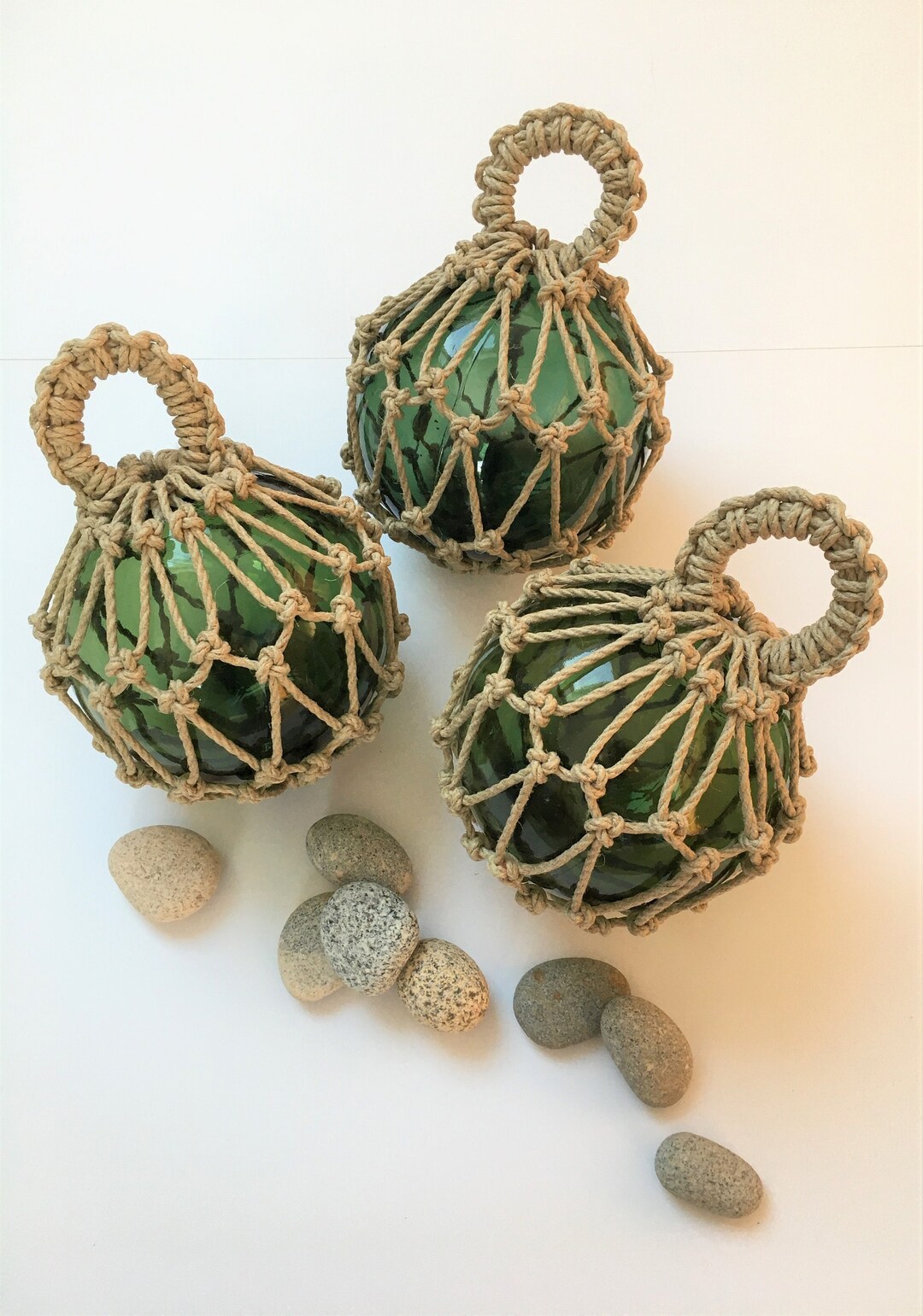 Décoration marine Boule en verre Flotteurs de pêche - Etsy France