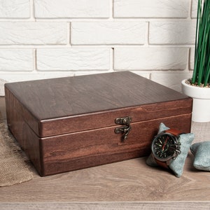 Personalized Watch Box Watch Box DS16 Jewelry Boxwood Watch - Etsy