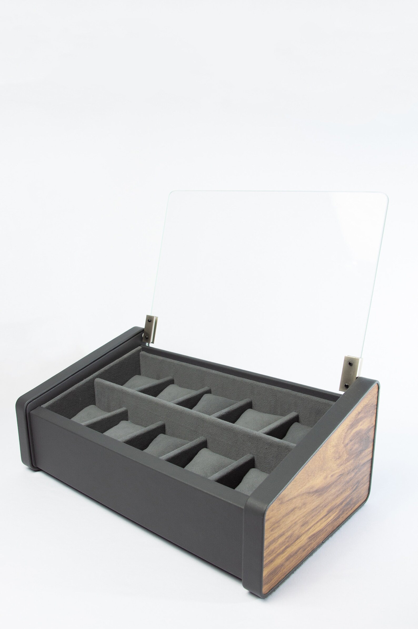 Luxurious Wooden Watch Box for Men, Handmade Watch Storage Display Box ...