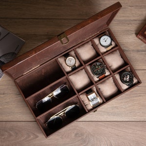 Wooden Watch Box Men Jewelry Box Mens Jewelry Box Hetch DS7 - Etsy