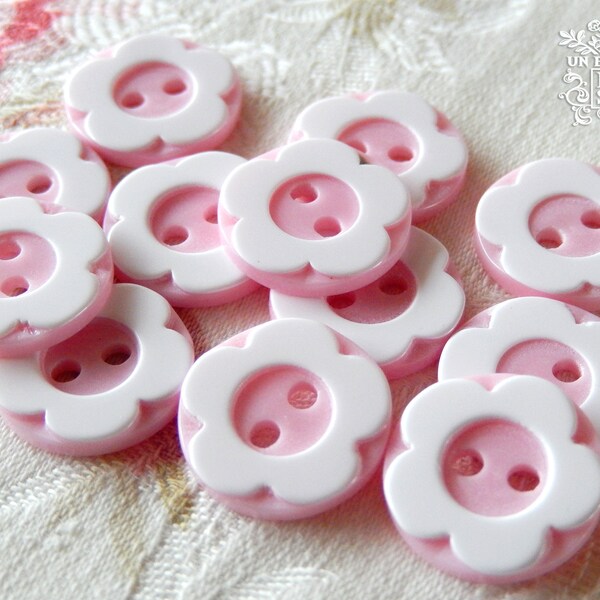 Pastel Pink Buttons - Etsy