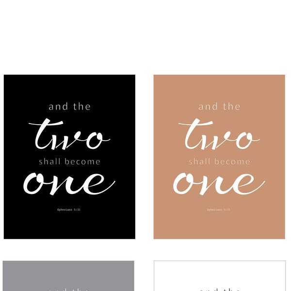 Two Become One - Etsy