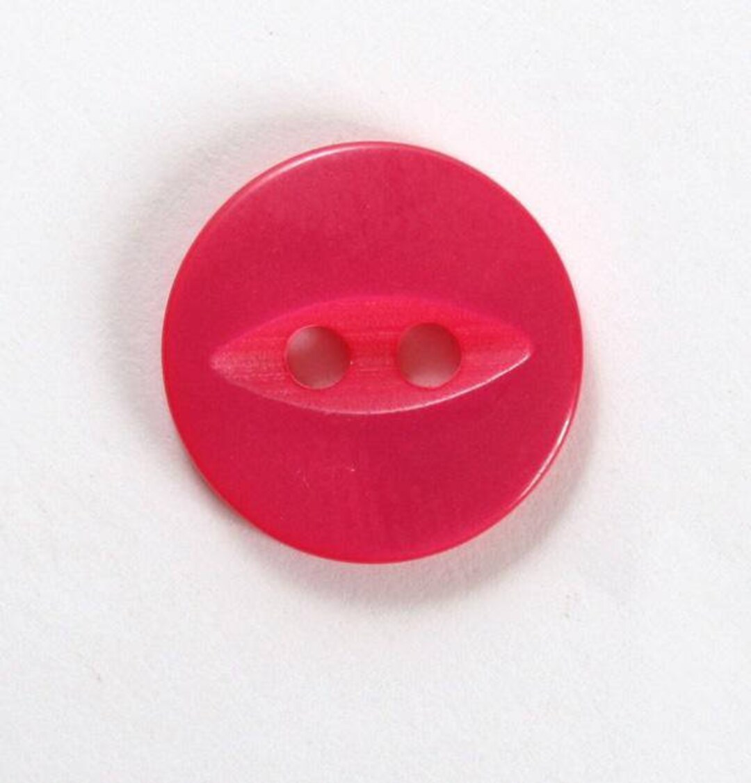 Bright Pink Fish Eye Button With 2 Holes Available in Diameter 11mm or ...