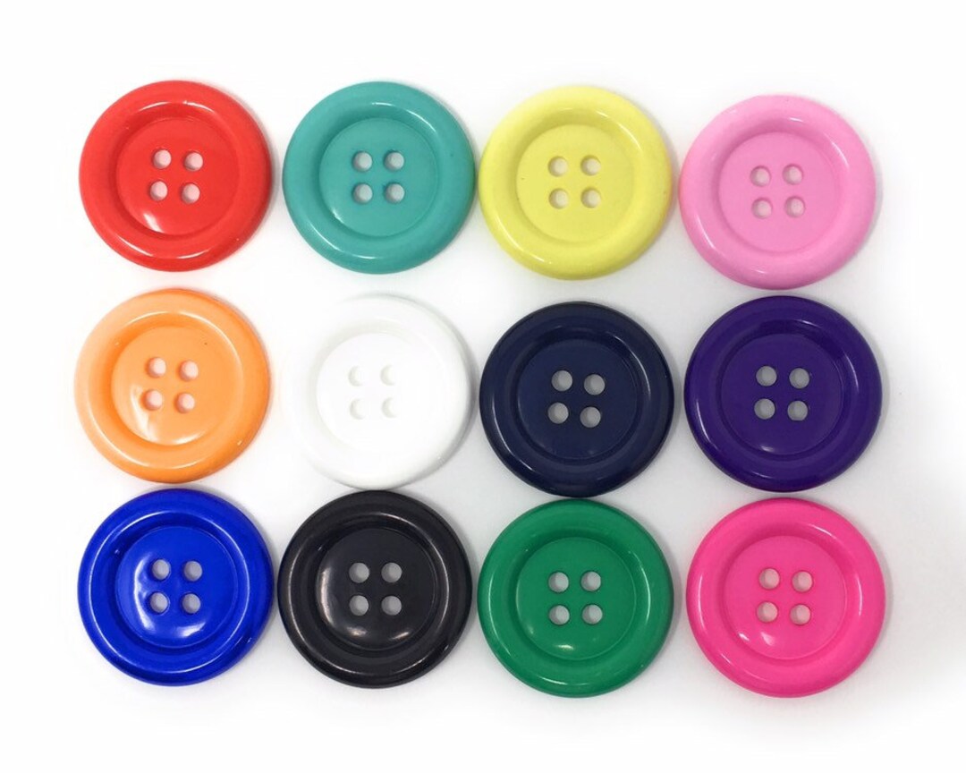 Large Clown Buttons Diameter 38 50 or 63mm Choice of Colour Sold ...