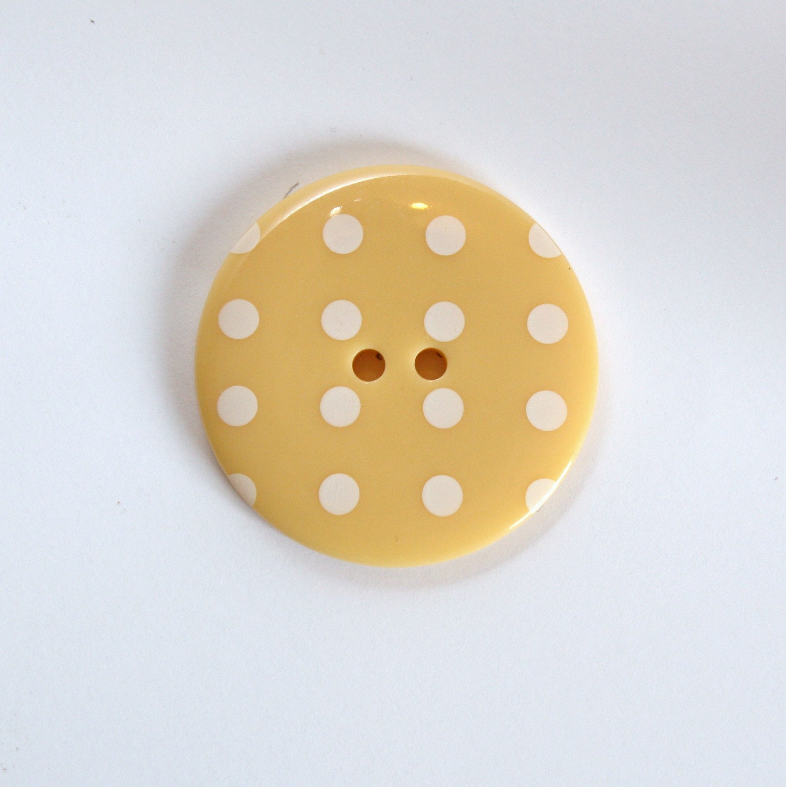 Polka Dot Button 34mm Choice of Colour Sold Individually / - Etsy