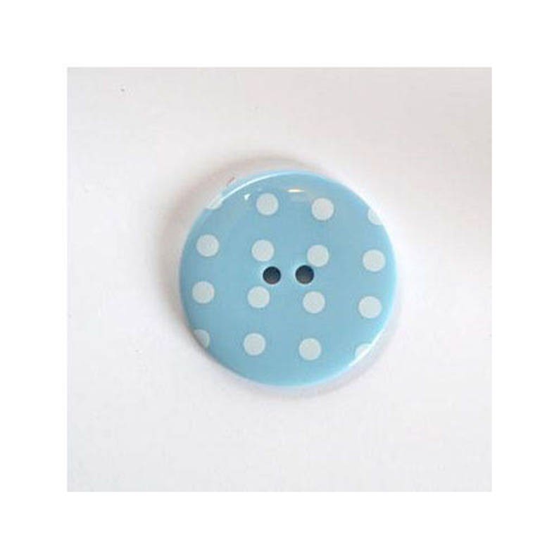 Polka Dot Button 34mm Choice of Colour Sold Individually / - Etsy