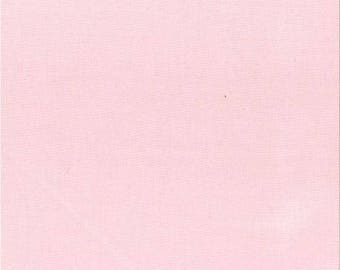 Light Pink Cotton Fabric Flower Stripe Plain Pink Cotton
