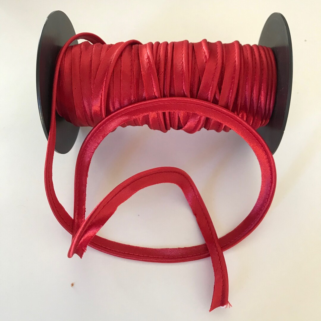 Red Satin Piping - Etsy