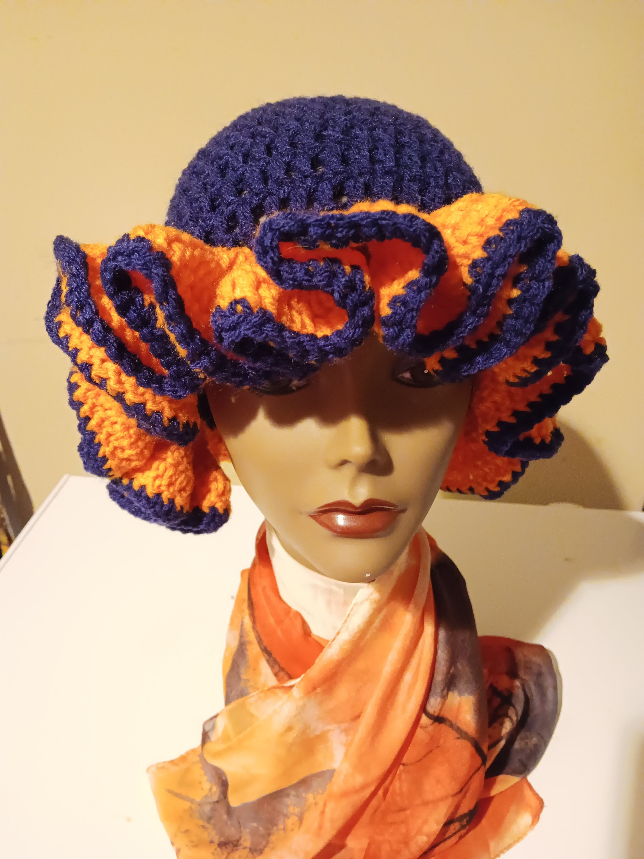 New York Style Ruffle Hat - Etsy