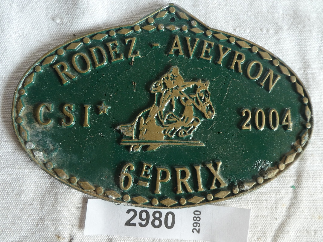 2980 Horse Show Award Plaque - Etsy