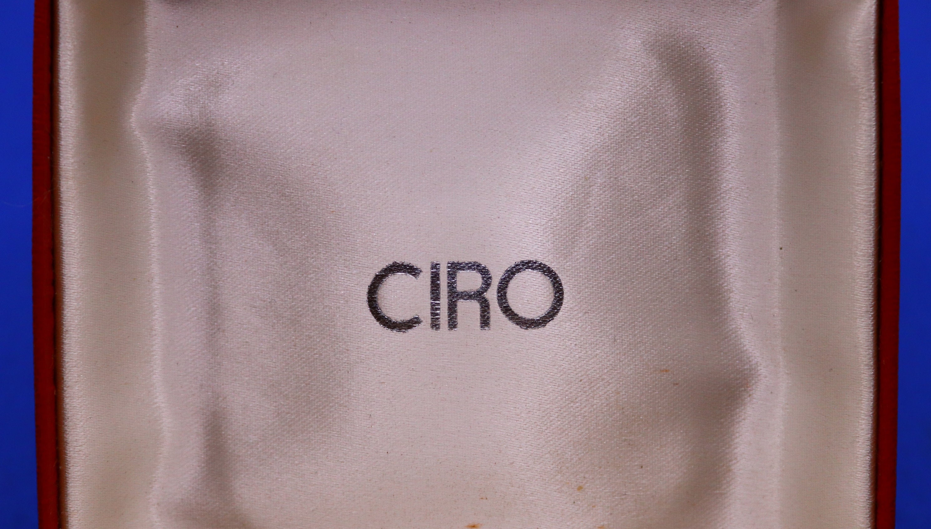 Vintage Red Ciro Presentation Jewellery Gift Box Rare Box Only - Etsy