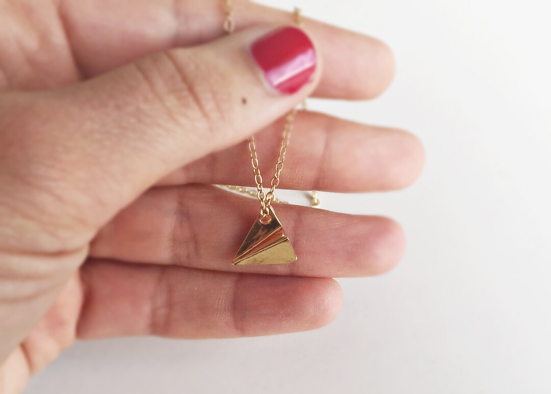 Paper Flyer Chain in Gold, Paper Jewelry - Etsy