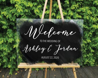 Plexiglass Wedding Sign - Etsy