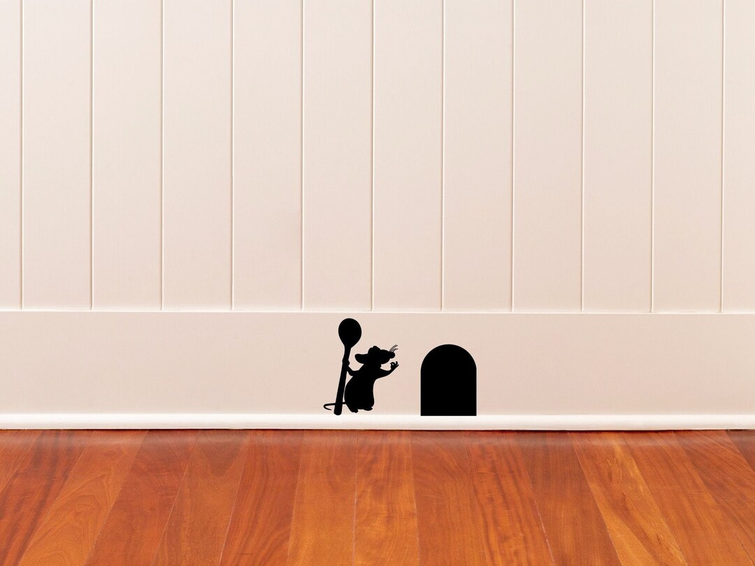 Remi Wall Decal for Your Kitchen Baseboards, Ratatouille Decals for ...