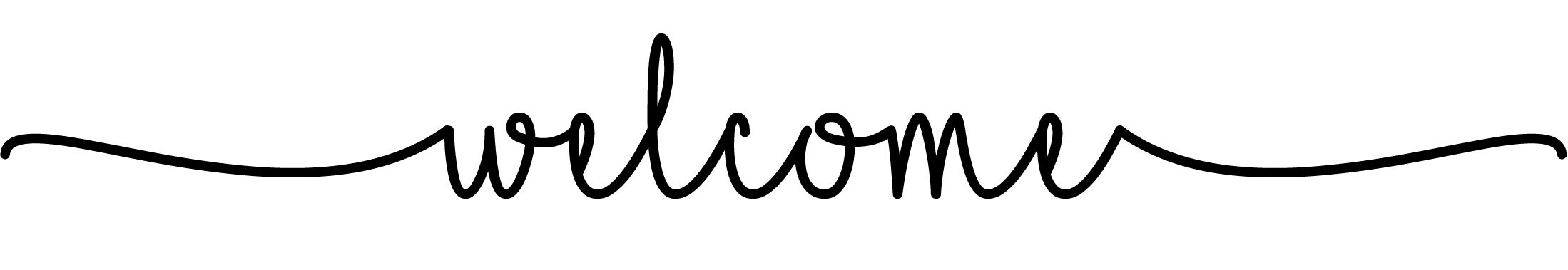 Front door welcome decal cute welcome sticker greeting for | Etsy