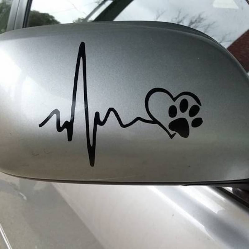 Heartbeat Decal - Etsy