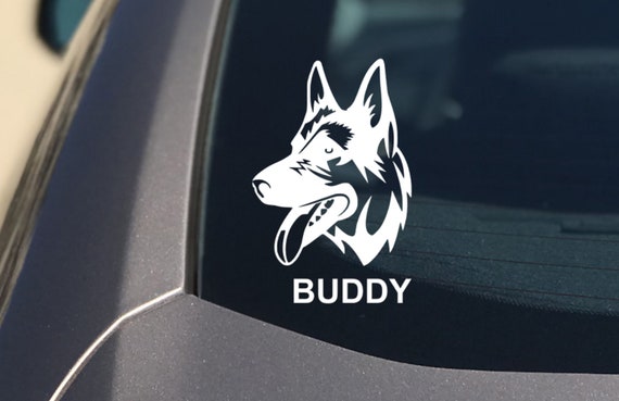 German Shepherd Sticker Vinyl Car Decal Personalized Love Dogs - Etsy