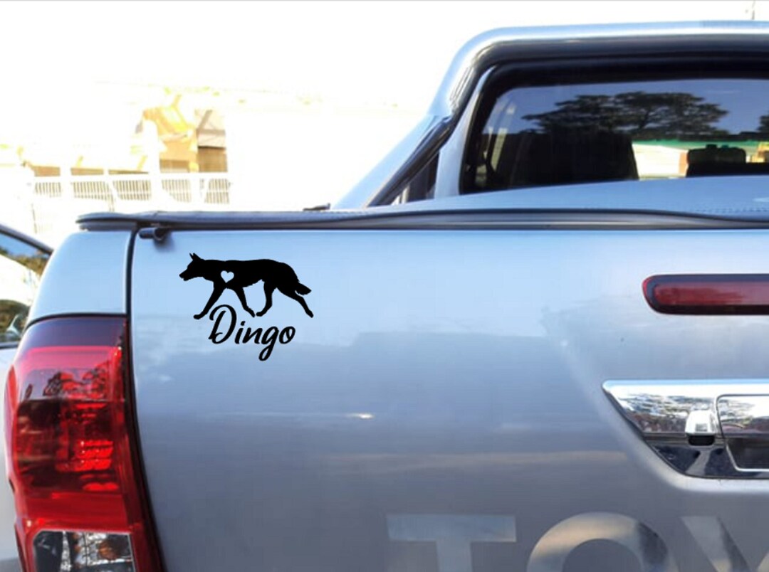 Dingo Sticker Personalize With Name or Text High Quality Dingo Vinyl ...