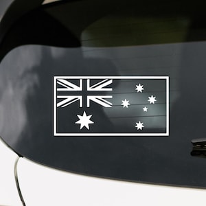 Australian Flag Sticker Car Window Decal No Background Proud Aussie ...