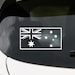 Australian Flag Sticker Car Window Decal No Background Proud Aussie ...