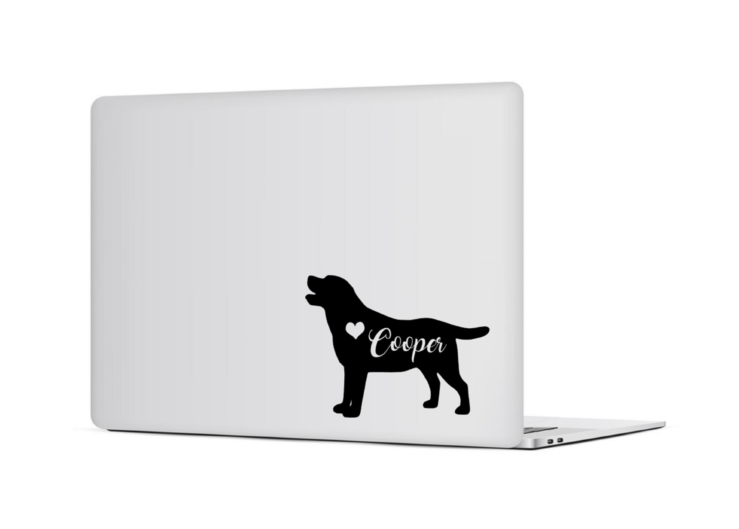 Personalized Labrador Sticker Waterproof Vinyl Car Decal | Etsy