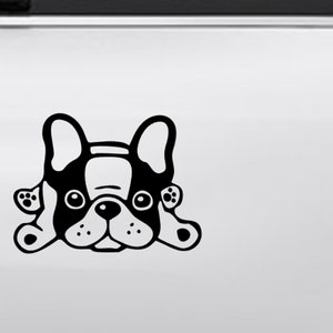 French Bulldog Car Decal / Sticker Frenchie Window Vinyl Dog Decals ...