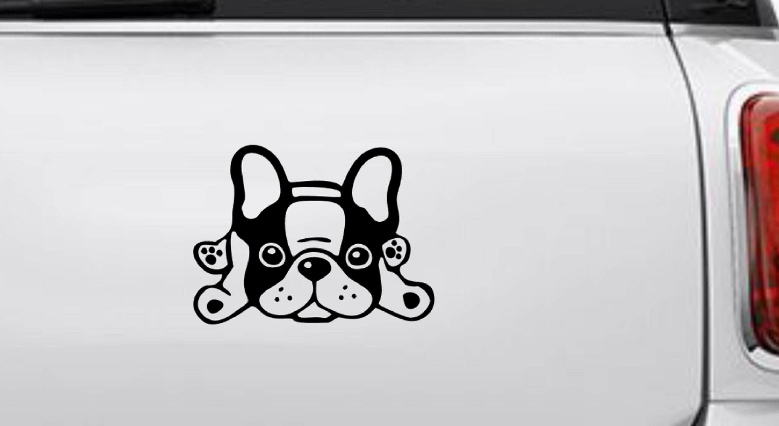 French Bulldog Car Decal / Sticker Frenchie Window Vinyl Dog | Etsy ...