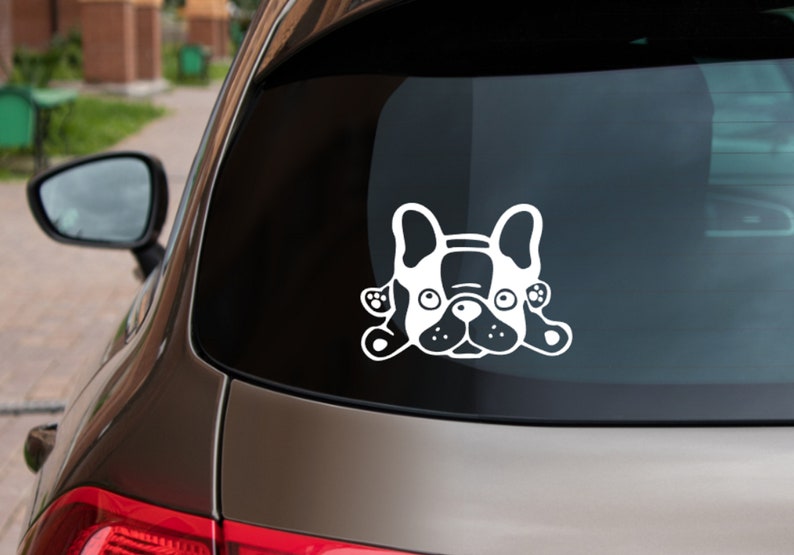 French Bulldog Car Decal / Sticker Frenchie Window Vinyl Dog | Etsy ...