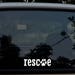 Rescue Dog Car Decal / Sticker - Etsy