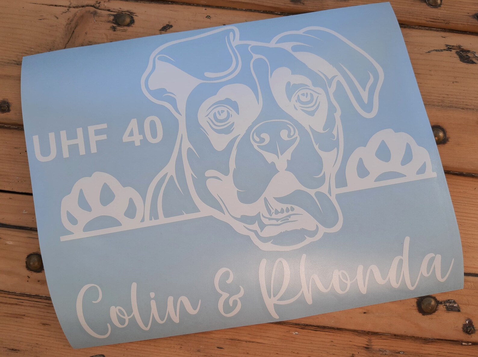 Boxer Sticker Peeking Boxer Car Decal Waterproof Dog Vinyl - Etsy