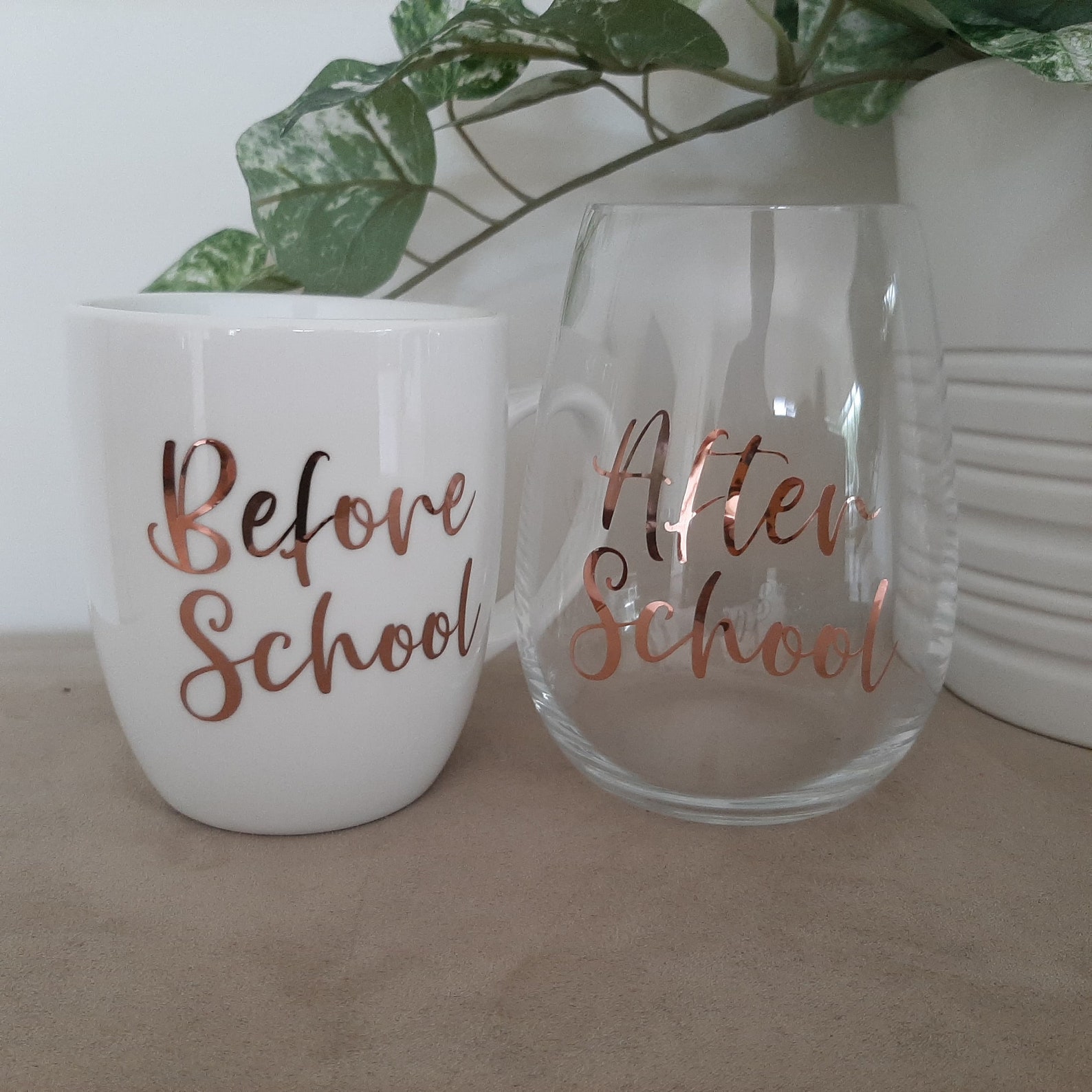 Before School and After School Vinyl Sticker for DIY Teacher Gift ...