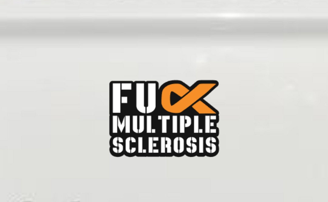 FU MS Sticker Car Decal Fight MS Multiple Sclerosis Car Decal Awareness ...