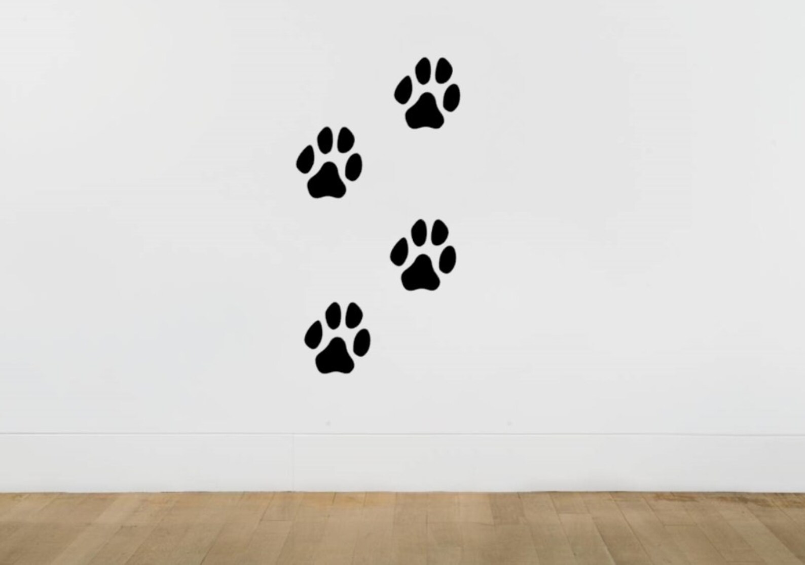 Paw Print Sticker Sets Dog Paw Prints Set of 4 or More Cat - Etsy Australia